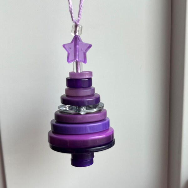 Button Tree Ornament - Etsy