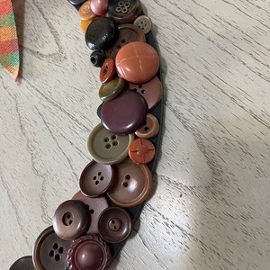 Darker Shades of Fall. 12 Button Wreath Wall Decor - Etsy