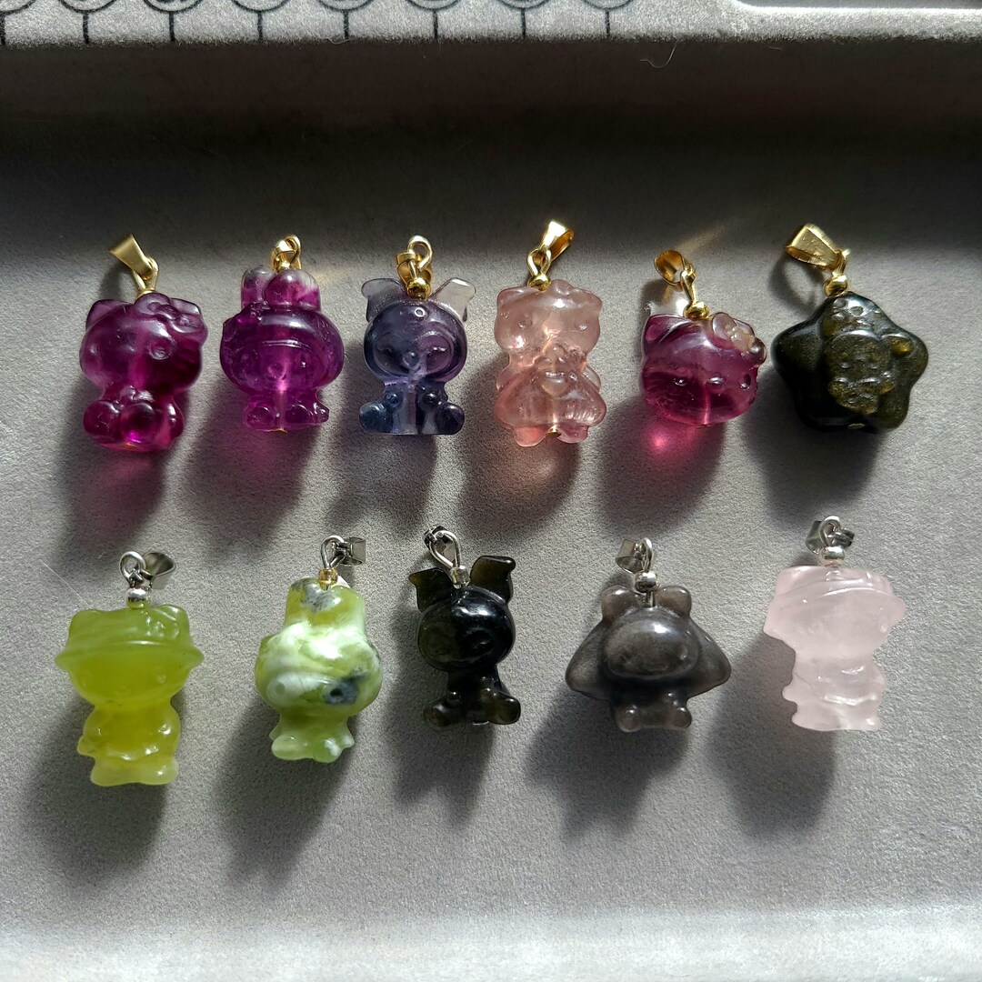 Sanrio/hello Kitty Crystal Pendants !!please Read Item Description ...