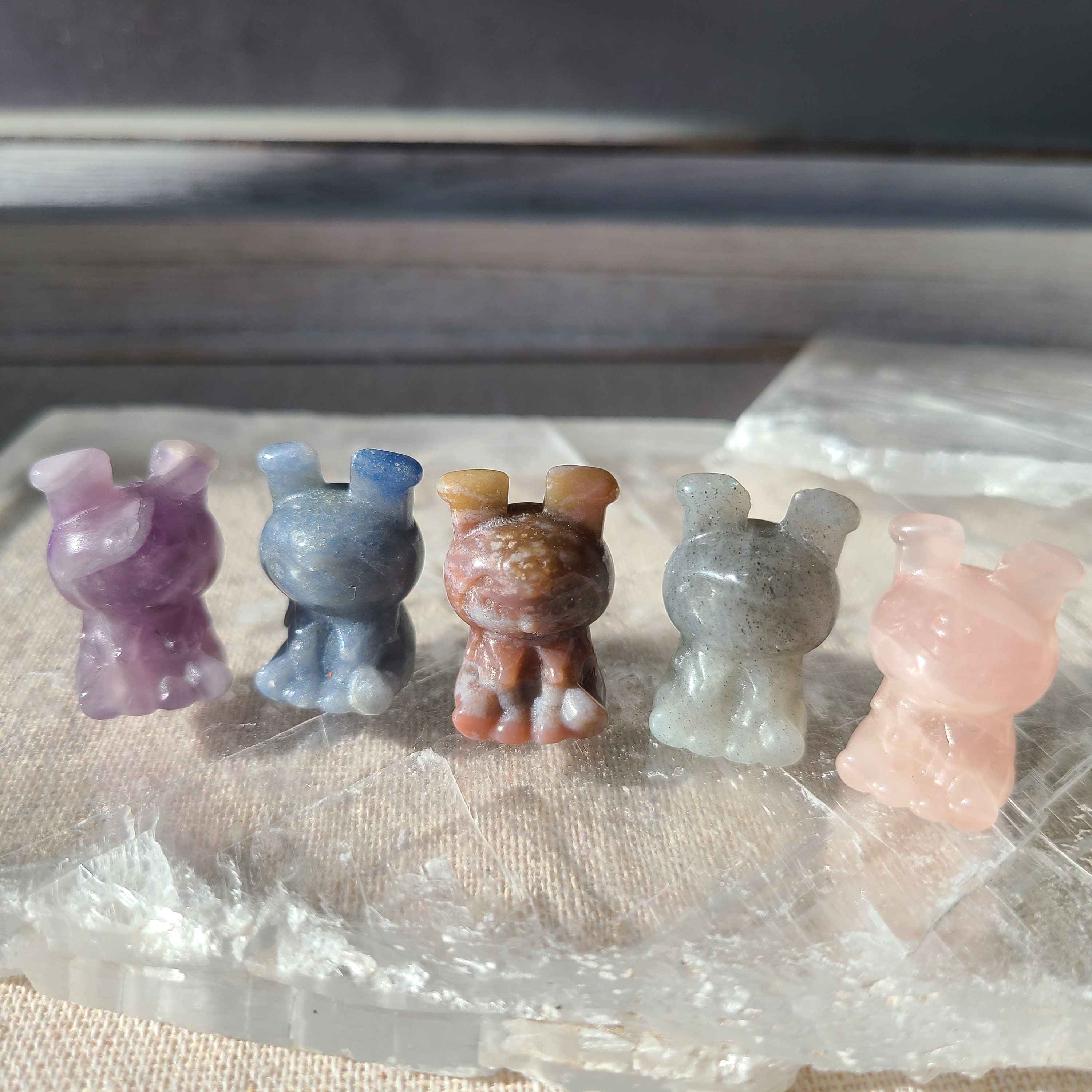 Hello Kitty and Kuromi Crystal Carving - Etsy