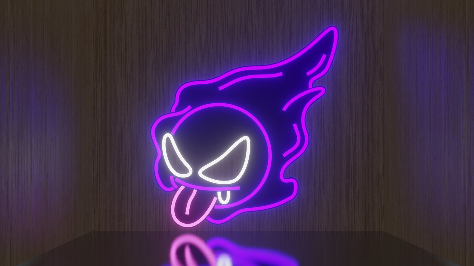 Gastly Neon Sign LED Pokémon Anime - Etsy Australia