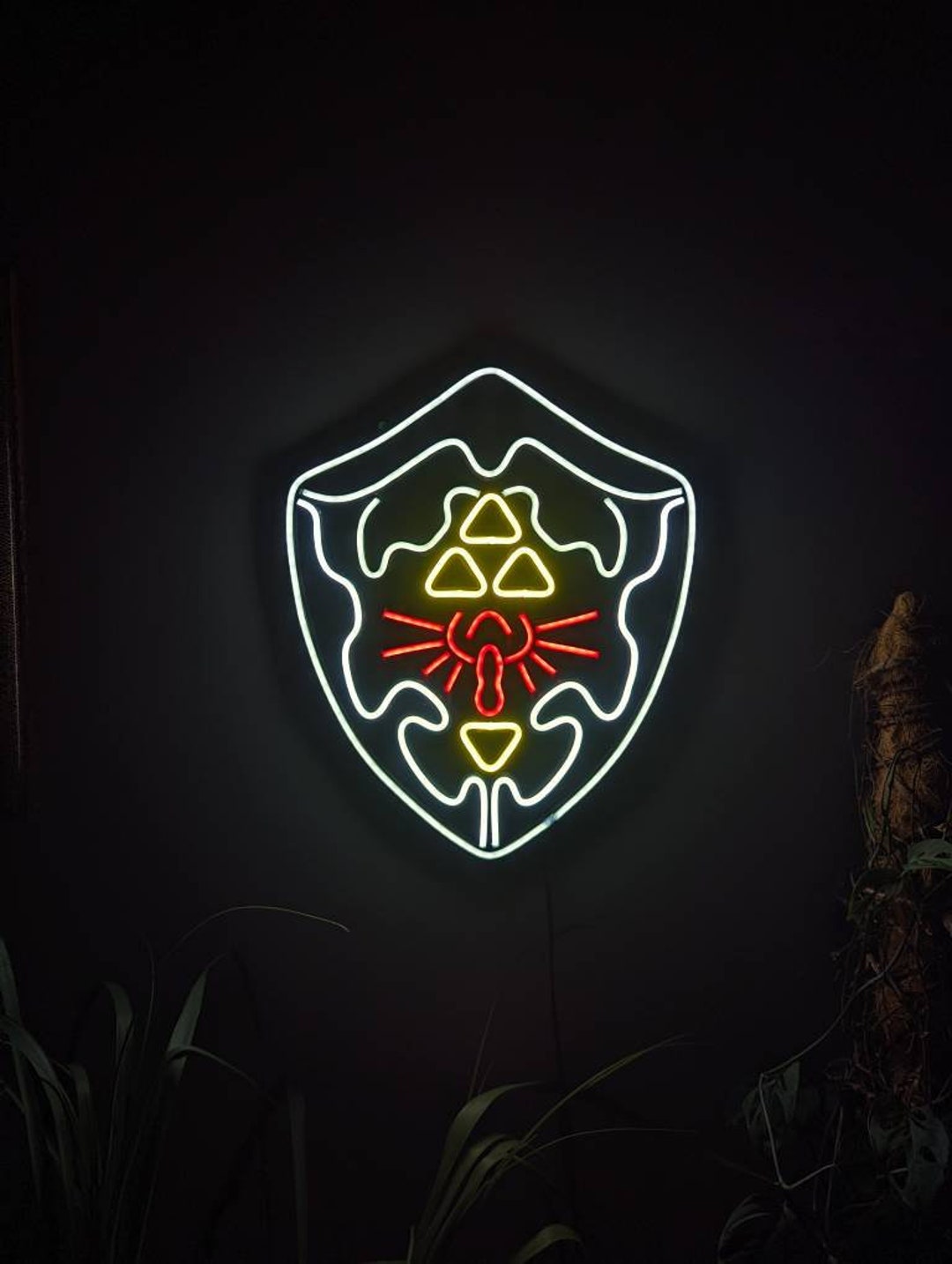 Hylian Shield Legend of Zelda Neon Sign LED, Wall Art, Trendy Neon Sign ...