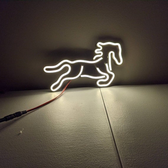Running Horse Neon Sign LED - Etsy