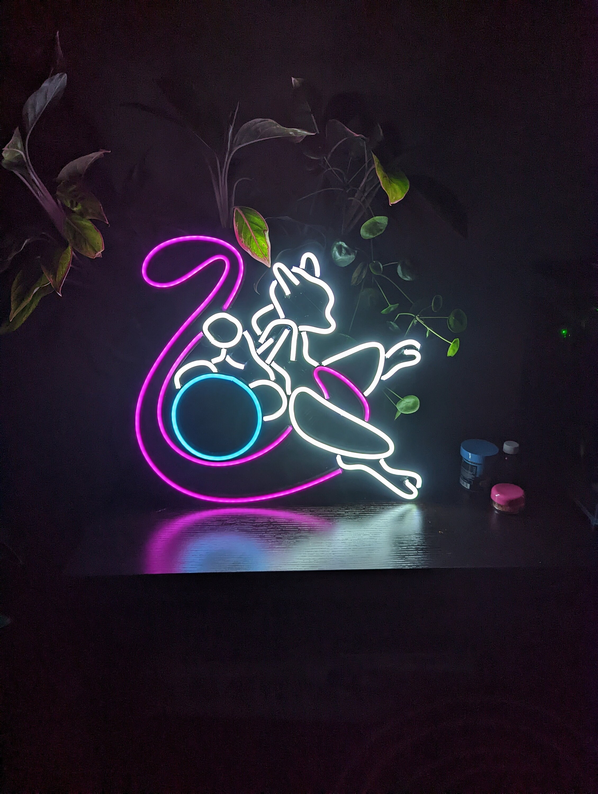 Mewtwo pokemon Anime Neon Sign LED - Etsy UK