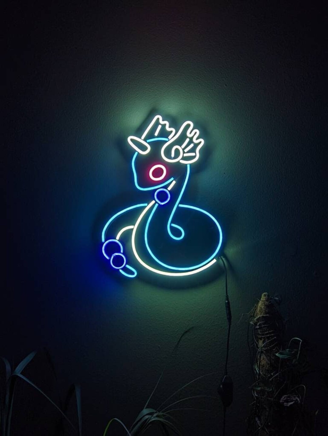 Dragonair pokemon Anime Neon Sign LED, Wall Art, Trendy Neon Sign ...
