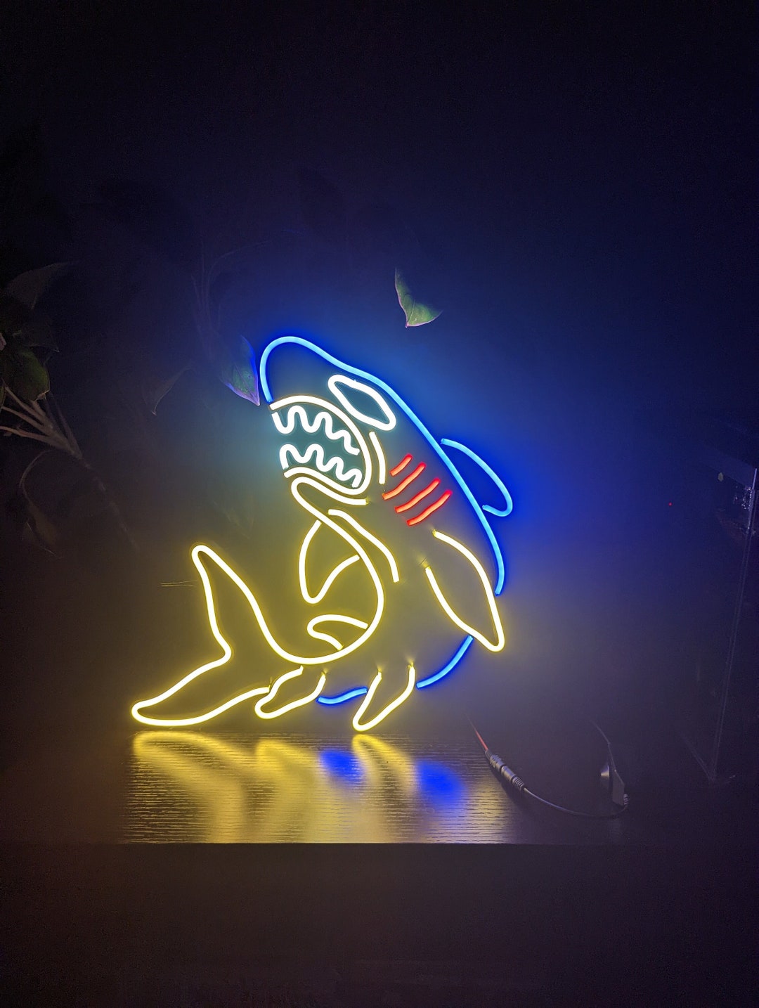 Shark Neon Sign LED, Wall Art, Trendy Neon Sign, Light Sign - Etsy