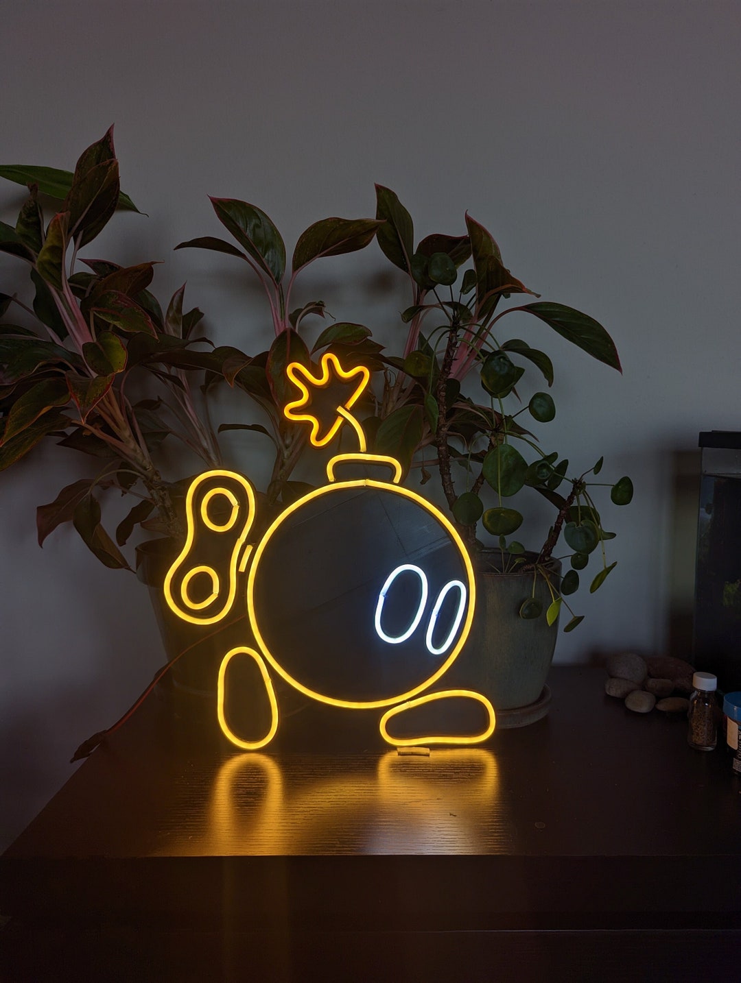 Walking Bomb Neon Sign LED, Wall Art, Trendy Neon Sign, Light Sign - Etsy