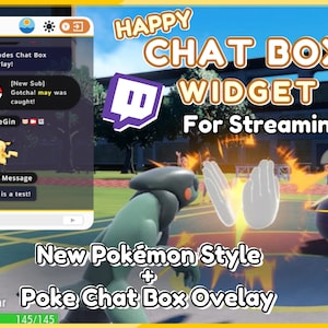 Happy Chat Box Widget for Twitch, Fully Customizable With Your Own ...