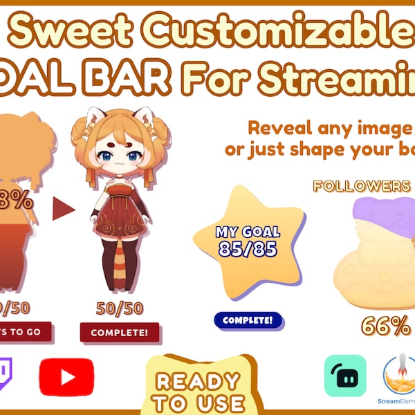 Twitch Sub Goal Bar - Etsy UK