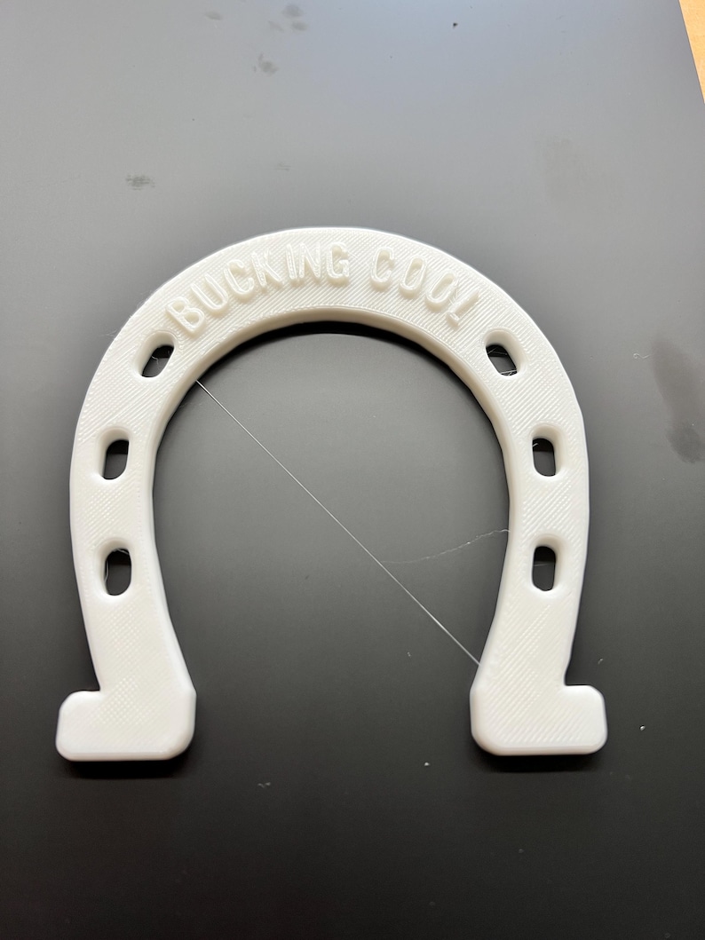 Bucking Bronco Horseshoe: 3D Printed Car Club Accessory - Etsy