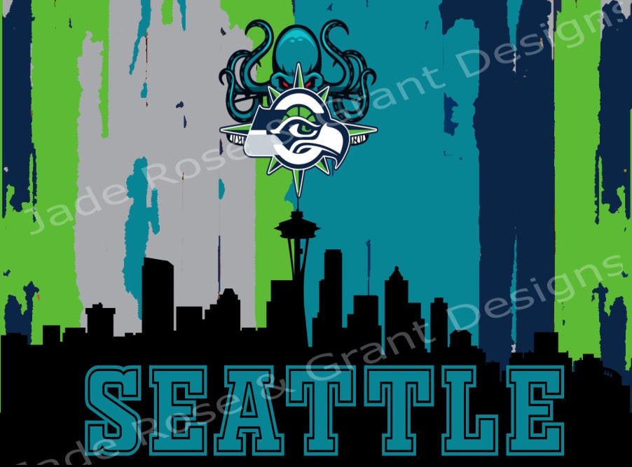 INSTANT DOWNLOAD Seattle Sports Sky Seamless Wrap Tumbler PNG - Etsy