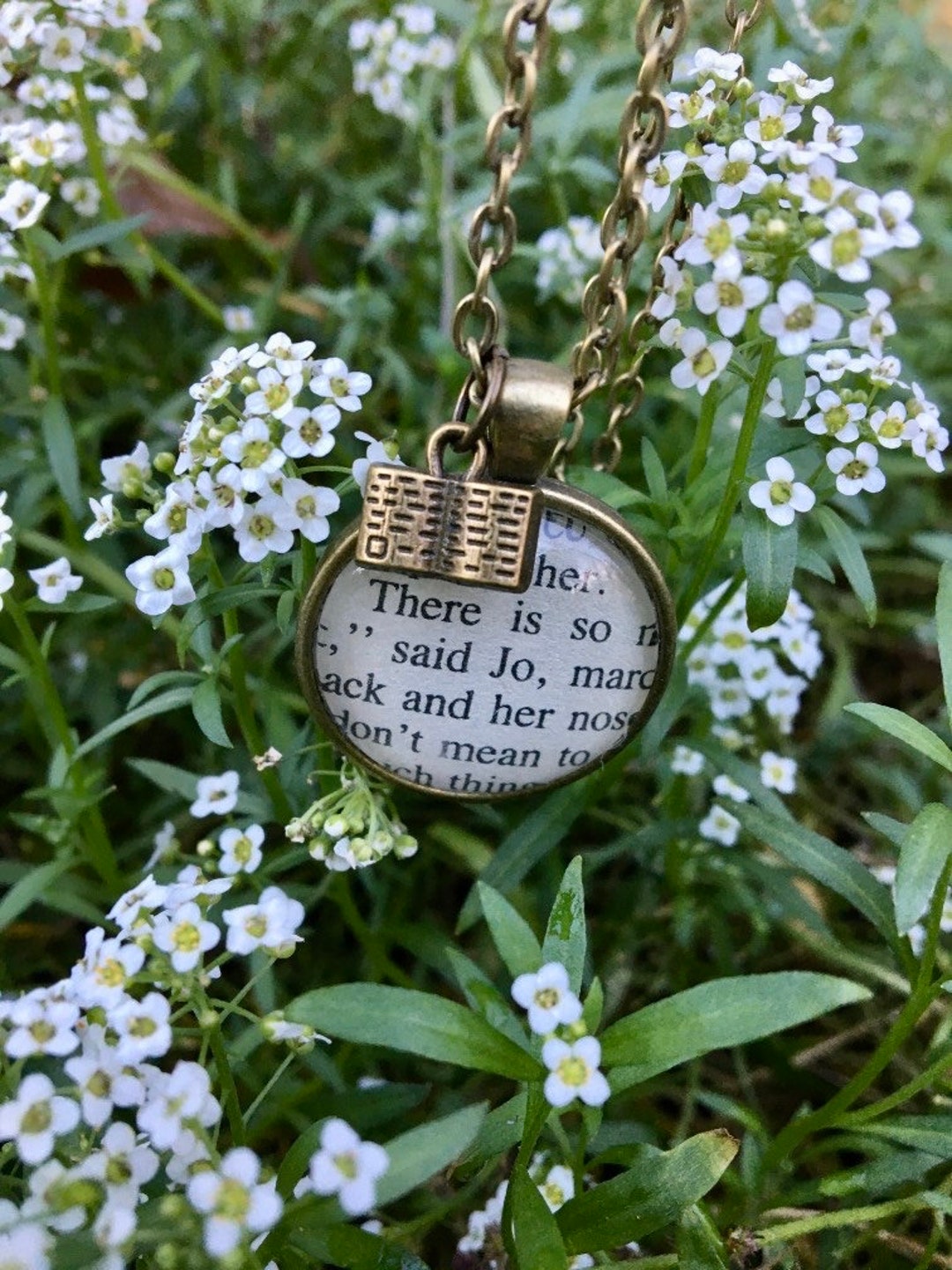 Little Women Character Book Page Pendant Keyring or Necklace - Etsy