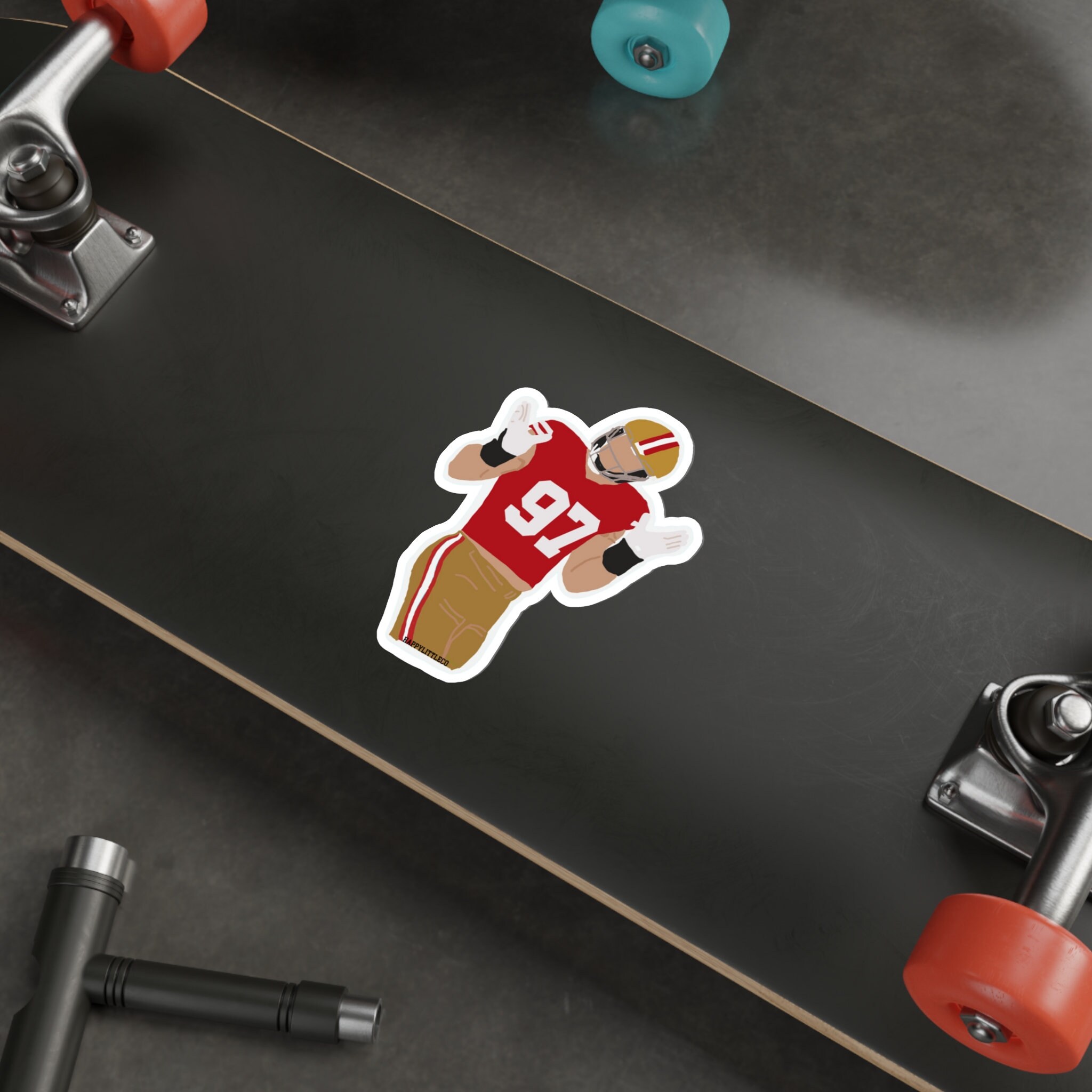 Nick Bosa Die-cut Sticker | Bosa Sticker | Nick Bosa | 49ers | 49ers ...