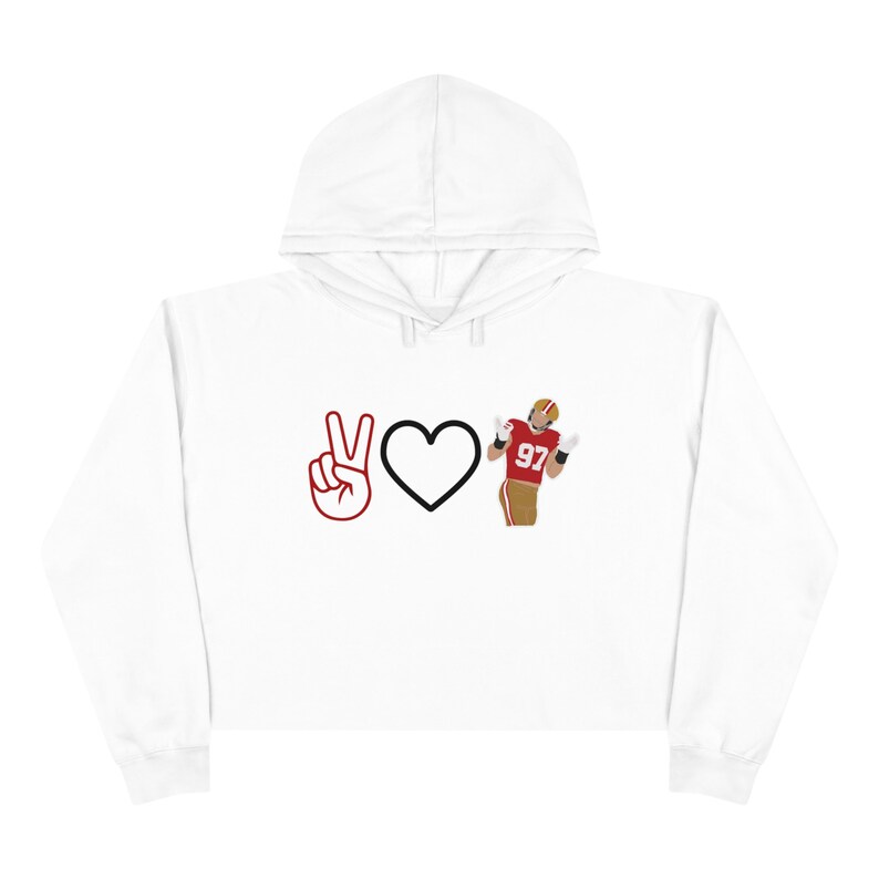 49ers Crop Hoodie 49ers Hoodie 49ers Womens 49ers Hoodie - Etsy