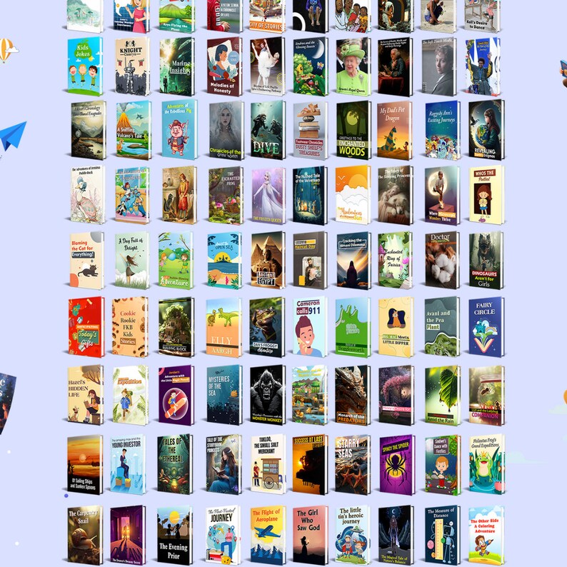 150 PLR Children's Books Bundle, Kids Ebooks Resell, Master Resell ...
