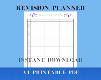 Purple Timetable - Etsy