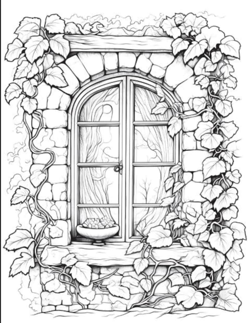 Resell Flowers Coloring Pages for Adults 700 Floral Coloring Pages ...