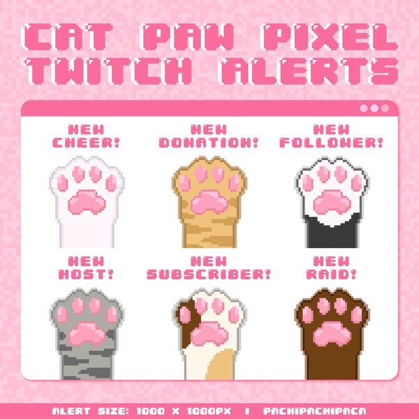 Anime Pixel Twitch Alerts - Etsy