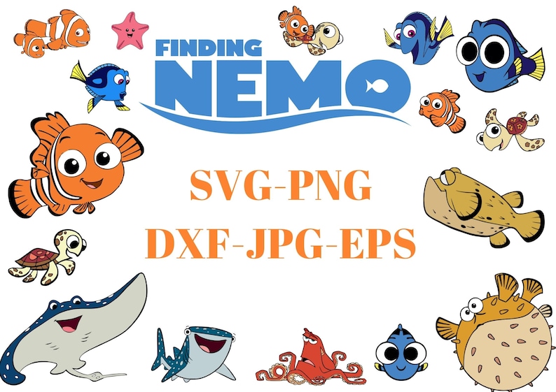 Nemo Dory Svg, Layered, Nemo Dory Png, Clipart, Finding Nemo Dory Svg ...