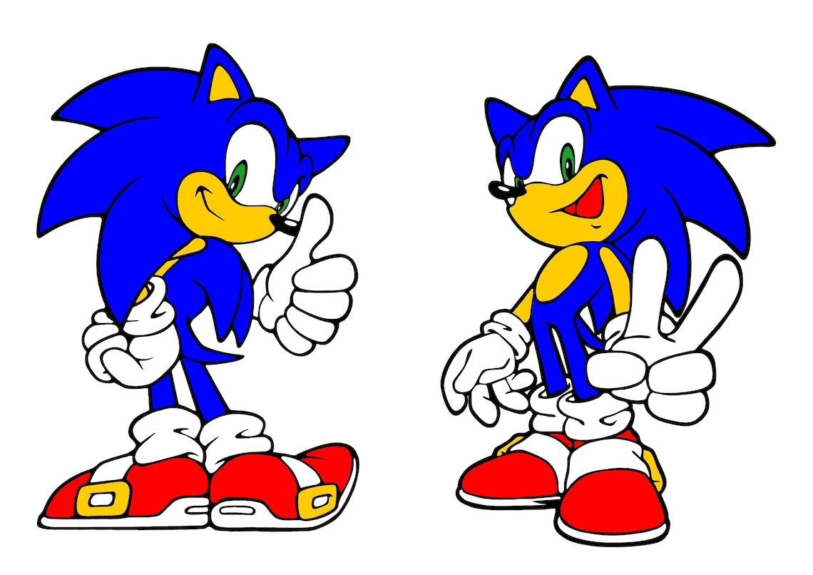 Sonic Svg, Sonic Bundle, Png Bundle, Digital Files - Etsy