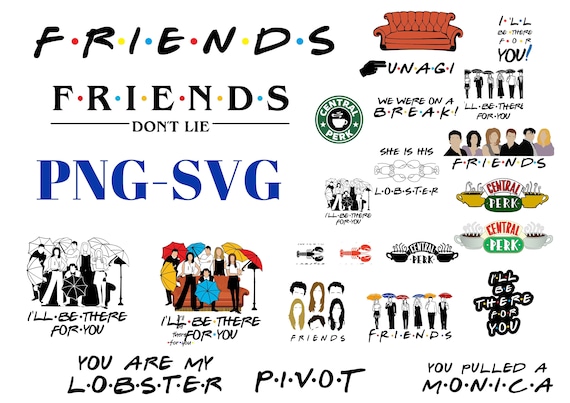Friends Svg Friends Svg Bundle Frends Png Svg Bundle Svg - Etsy