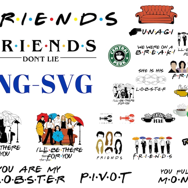 Friends Svg - Etsy