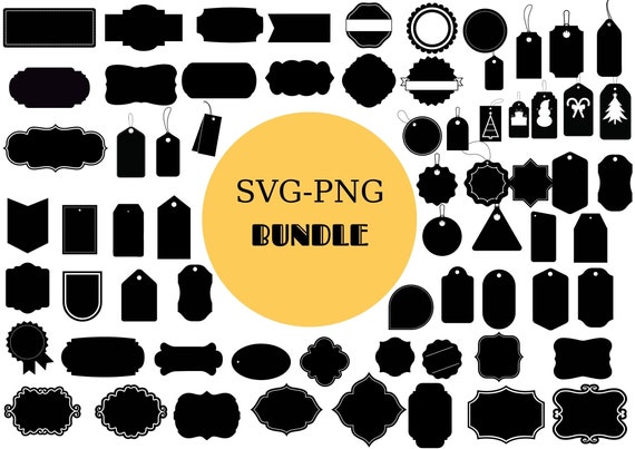 Tags Svg Label Svg Tags Svg Bundle Tags Template Cricut - Etsy