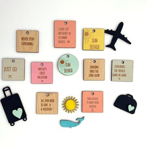 Travel Gifts for Her Luggage Tags, Wedding Luggage Tags, Christmas ...