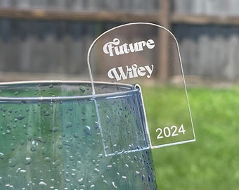 Sunshine Drink Tags Acrylic Champagne Toppers Drink Tags Party Drink ...