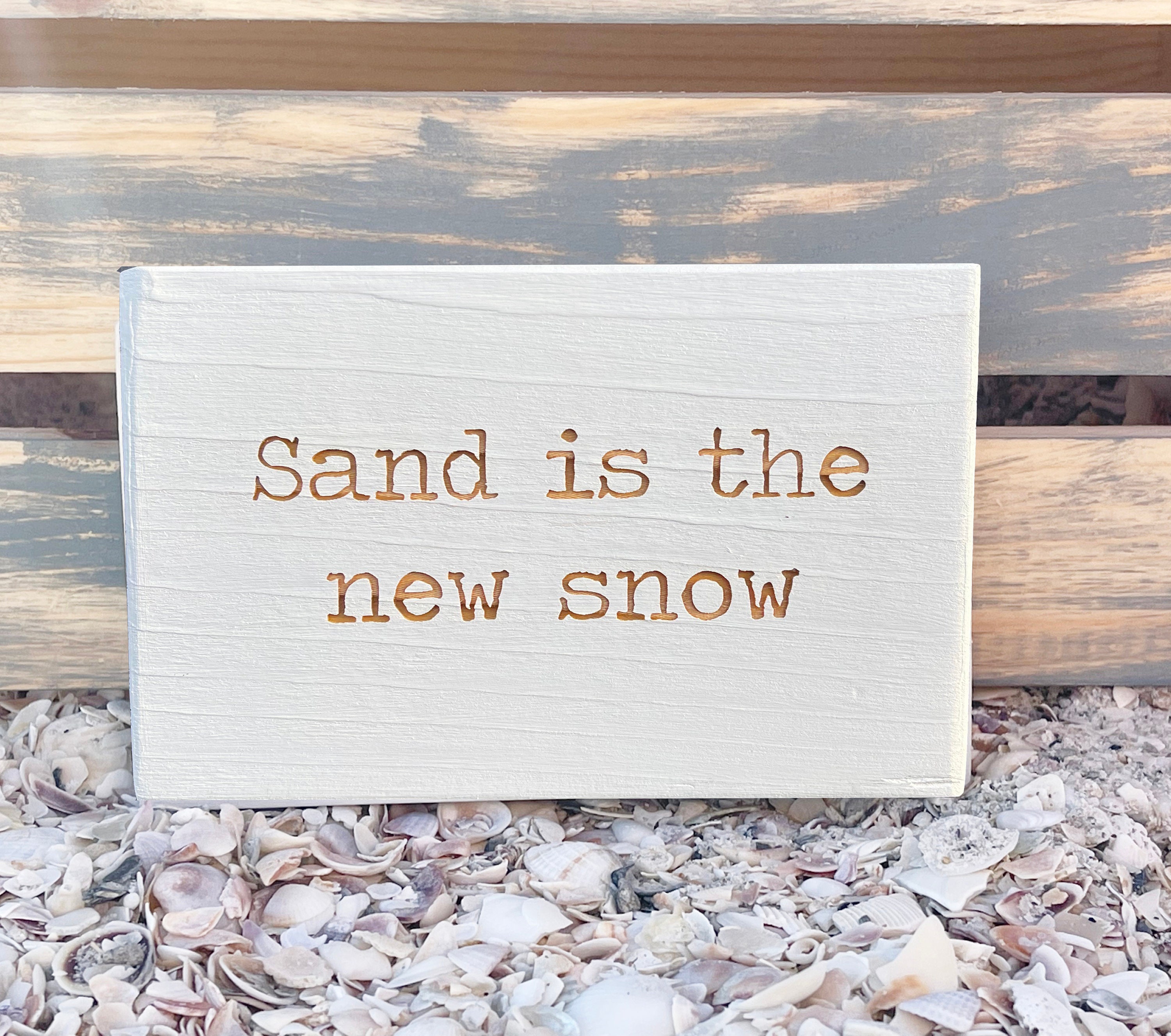 Sand is the New Snow, Beach Saying Decor, Beach Decor, Christmas Beach ...