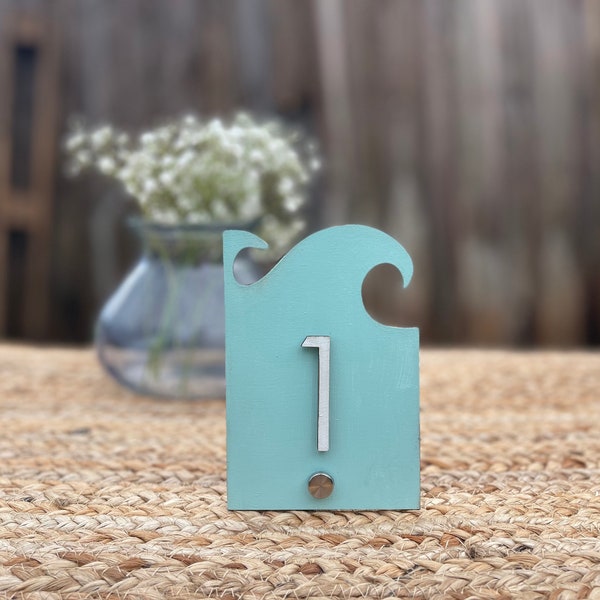 Beach Table Numbers - Etsy