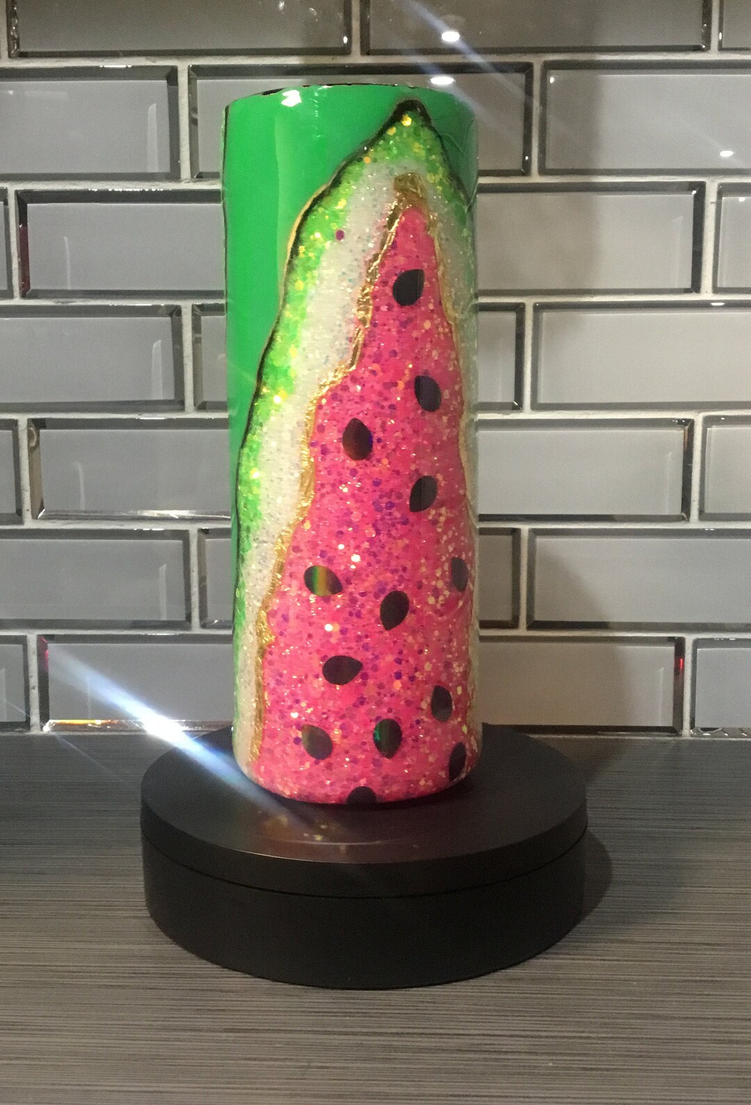 Neon Watermelon Geode 20 Oz - Etsy