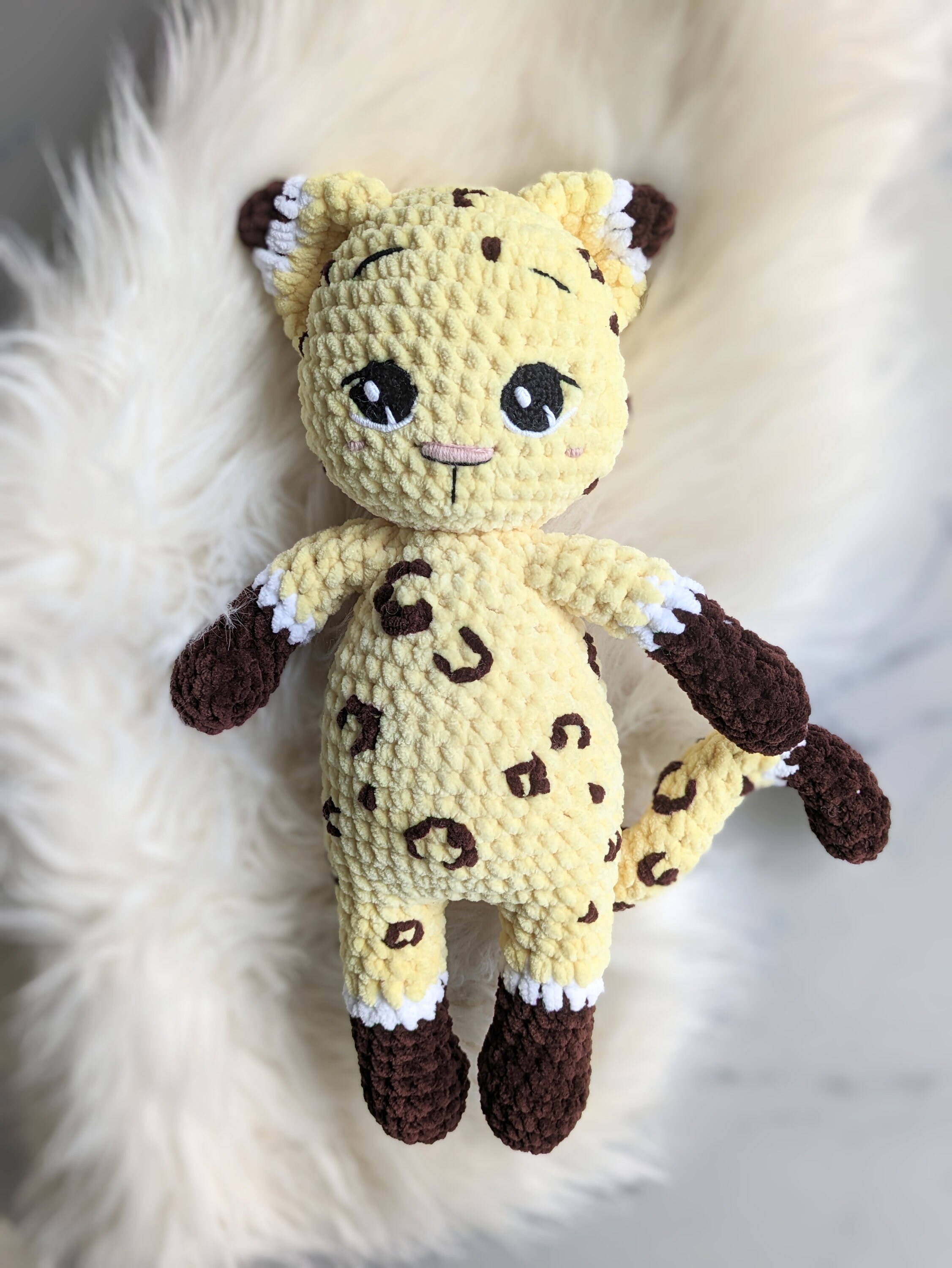 Leopard Crochet Pattern US Terms Pdf - Etsy