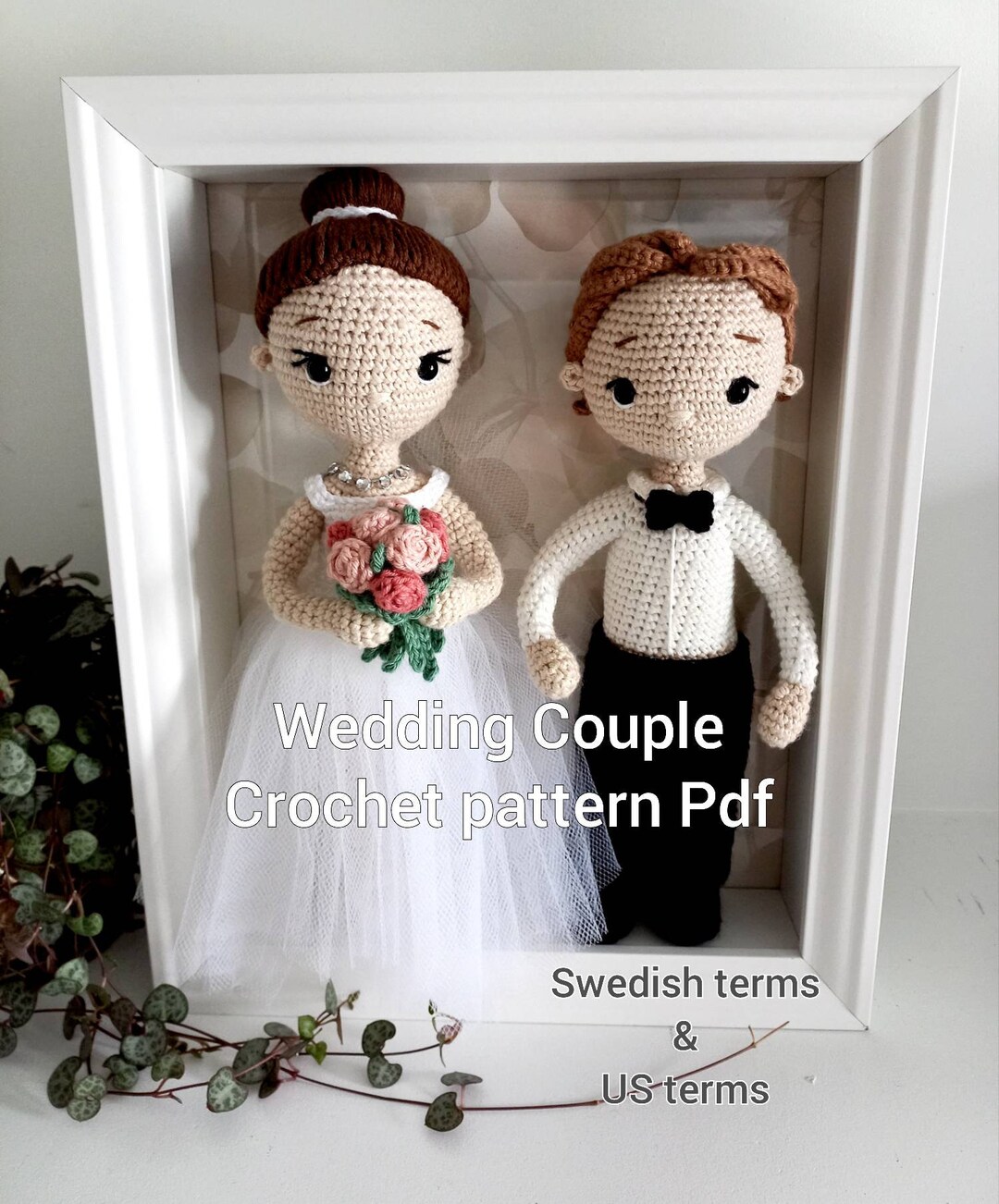 Wedding Couple Crochet Pattern Swe Terms & US Terms - Etsy Canada