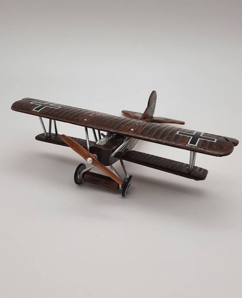 The Fokker D.VII Handmade Wooden Model, Handmade Natural Wooden ...