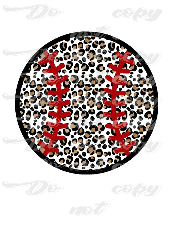 Leopard Baseball PNG Digital Download Sublimation File - Etsy