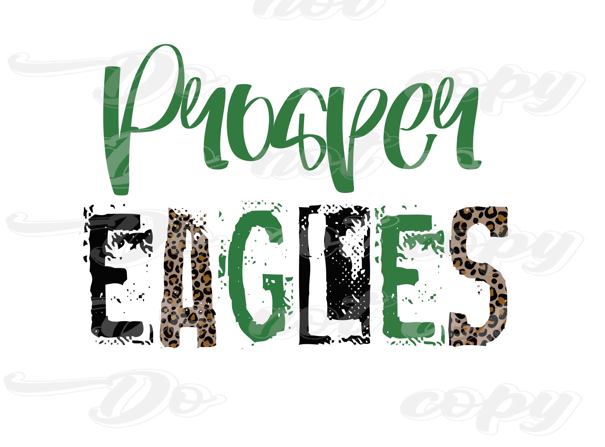 Stamped Prosper Eagles Leopard PNG Digital Download Sublimation File - Etsy