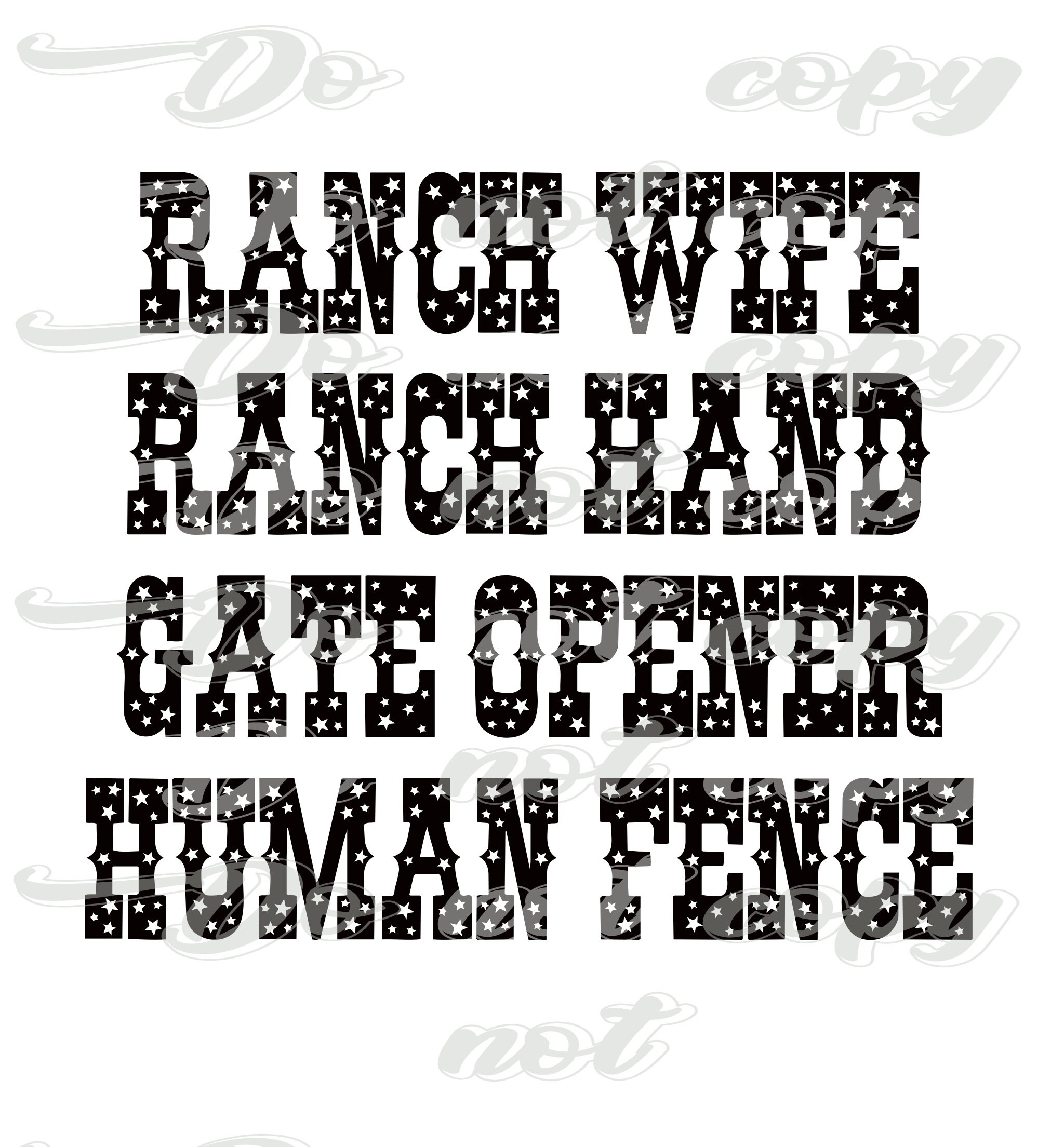 Ranch Wife Ranh Hand Gate Opener Human Fence PNG Digital Download ...