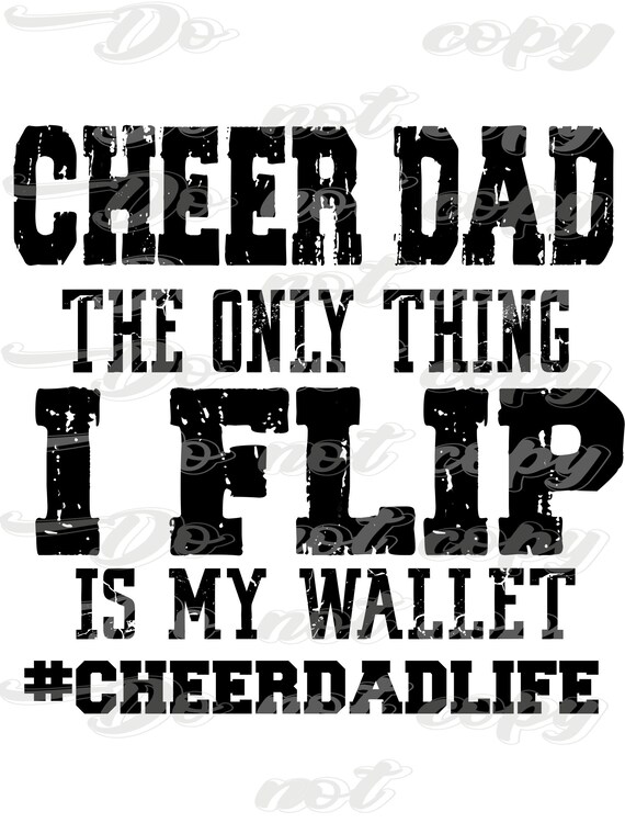 Cheer Dad Digital Design Download PNG Instant File Sublimation - Etsy