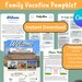 Family Vacation Pamphlet and Itinerary, Menu Planner, Family Trip ...