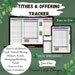 Tithes and Offering Tracker Spreadsheet Excel Spreadsheet - Etsy