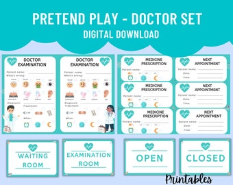 Doctor Pretend Play - Etsy
