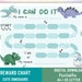 Dinosaurs Reward Chart Digital Printable PDF Kid Behavior Chart Daily ...