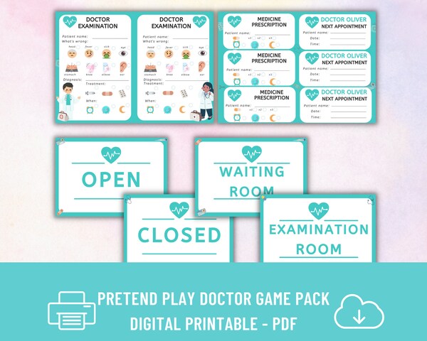Doctor Dramatic Play, Nurse Play, Hospital Play, Doctor's Office ...