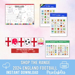 Bingo Game Football Soccer | PDF Printable Activity for Kids | Cup ...