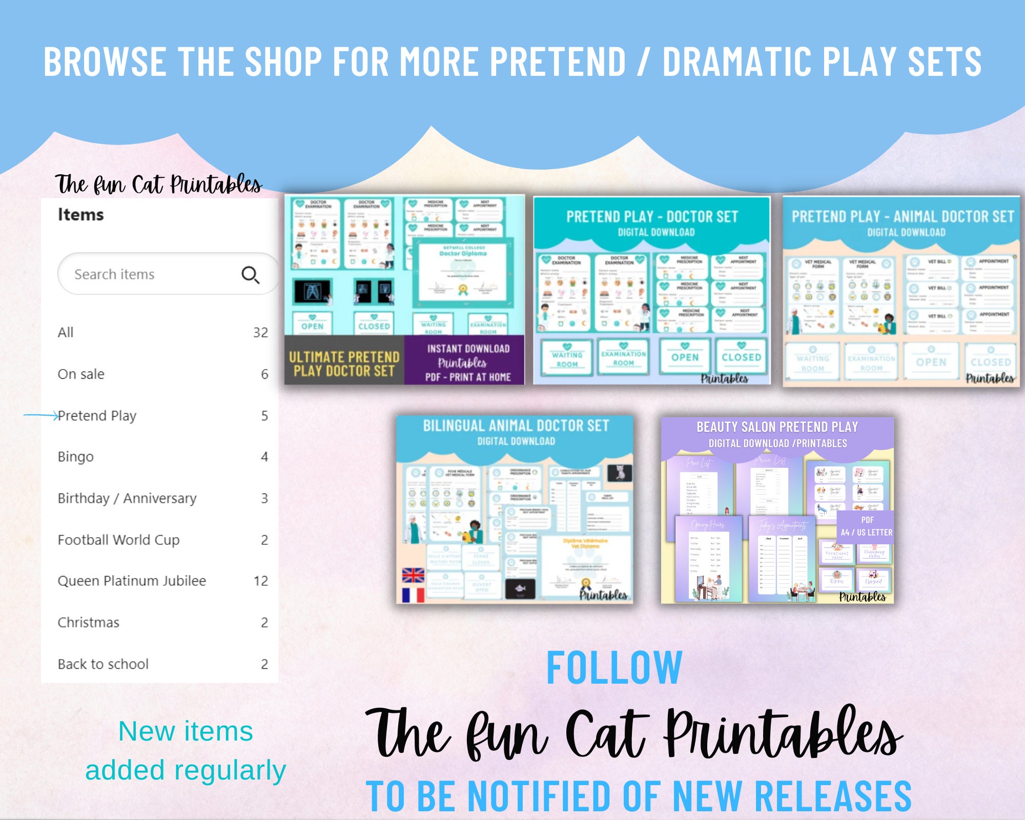 Pretend Play Doctor Game Pack Child Activity Dramatic / Role - Etsy UK