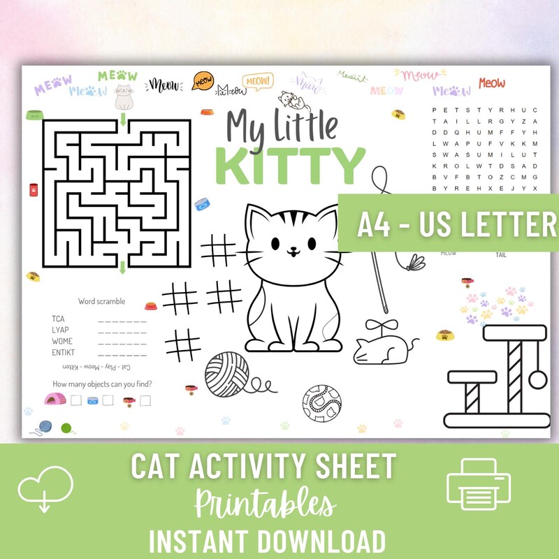 TheFunCatPrintables - Etsy UK