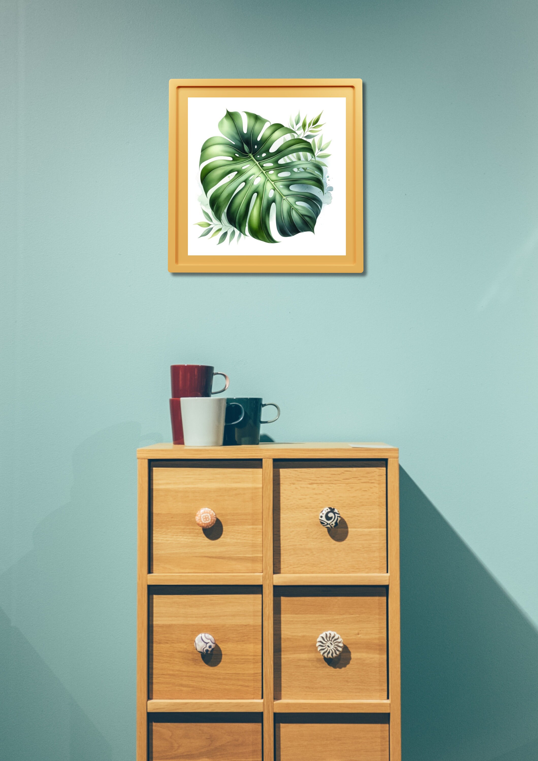 Homesteading Wall Art Digital Download Monstera - Etsy
