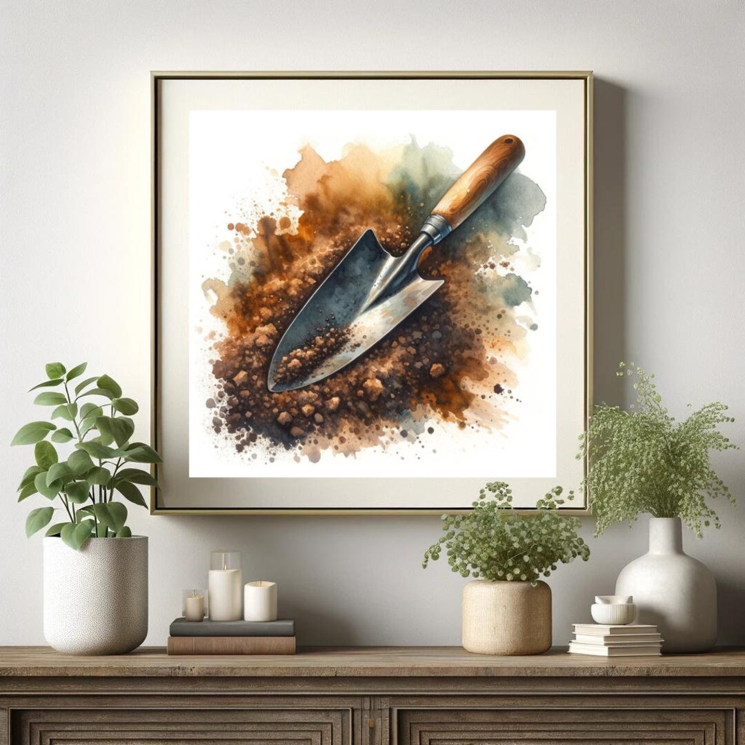 Homesteading Wall Art Digital Download Garden Trowel - Etsy