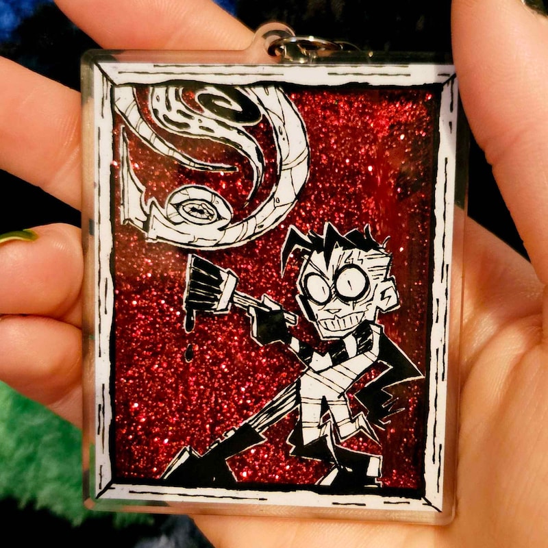 Liquid Keychain - Etsy
